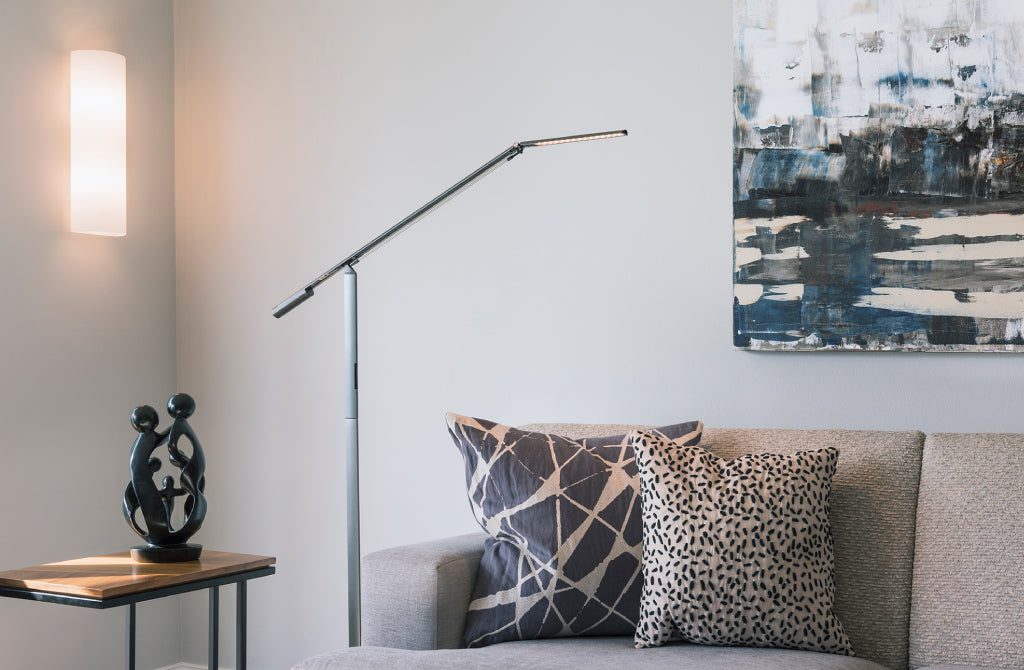 Koncept Equo | LED Floor Lamp Table Reading Task Light Dimmable ...