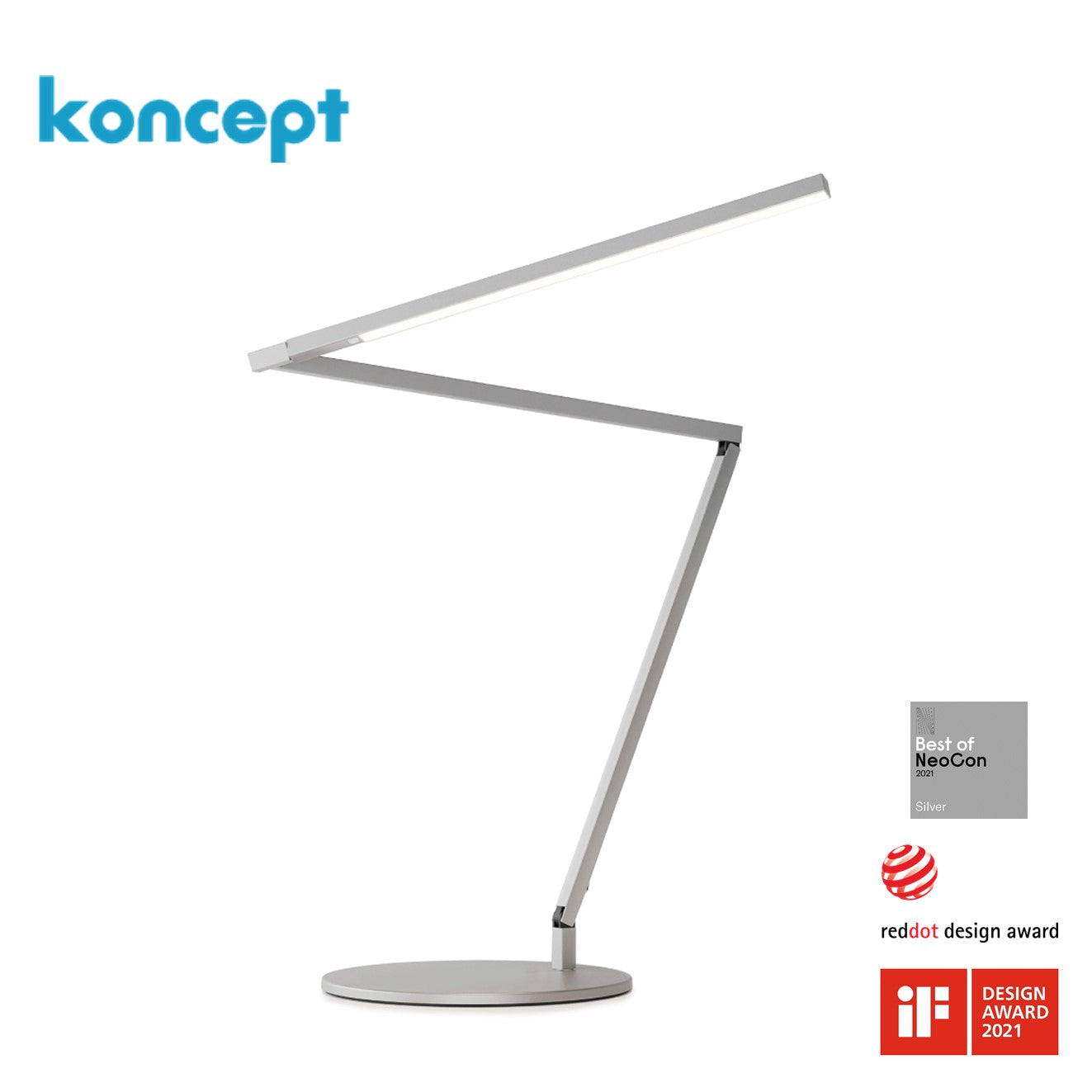 KONCEPT Splitty LED Desk Lamp Table Reading Task Light Dimmable ...