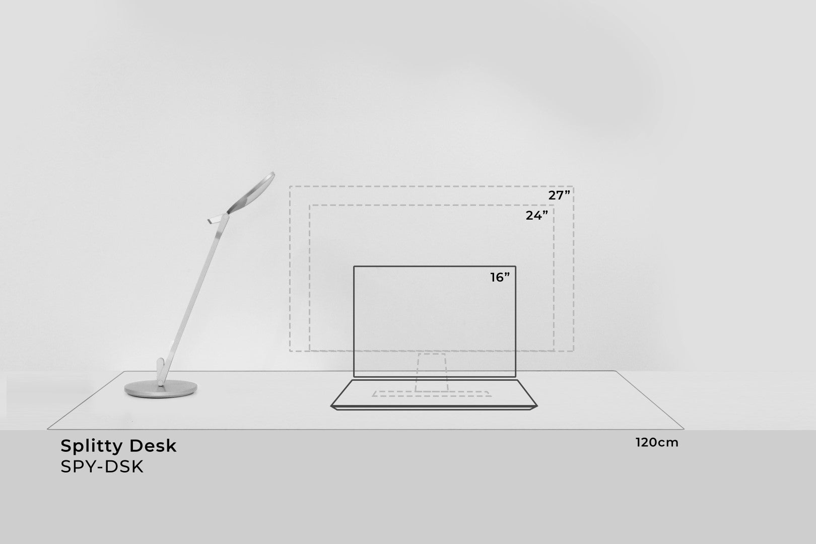 KONCEPT Splitty LED Desk Lamp Table Reading Task Light Dimmable ...