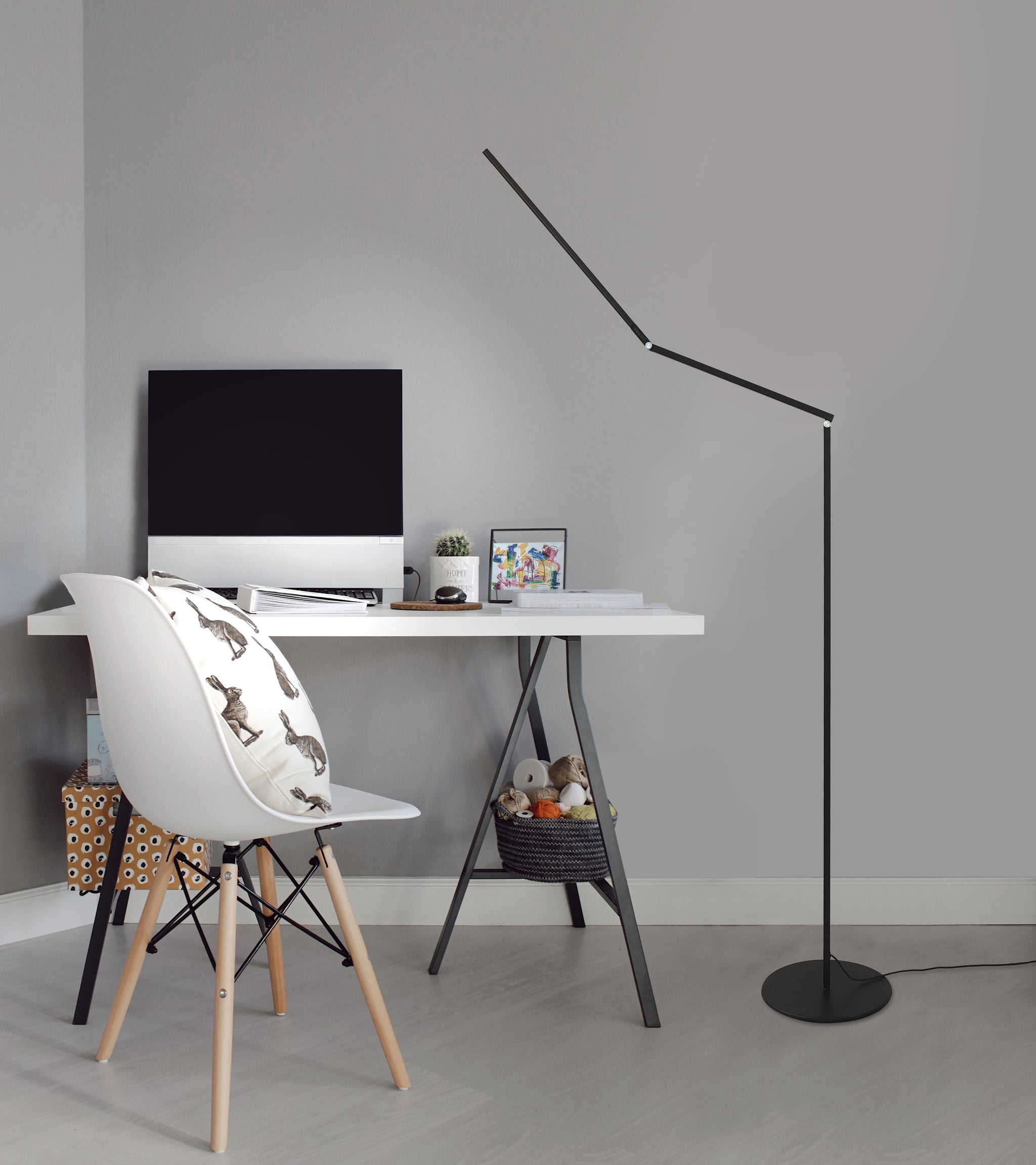 Buy Koncept Z-Bar Floor Lamp AR5000 | LED Standing Reading Task Light ...
